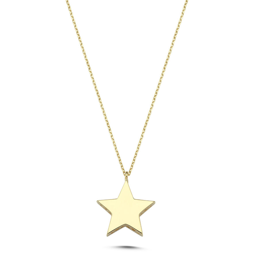 14 Ayar Altın Yıldız Star Kolye Fiyatı | CNG Jewels